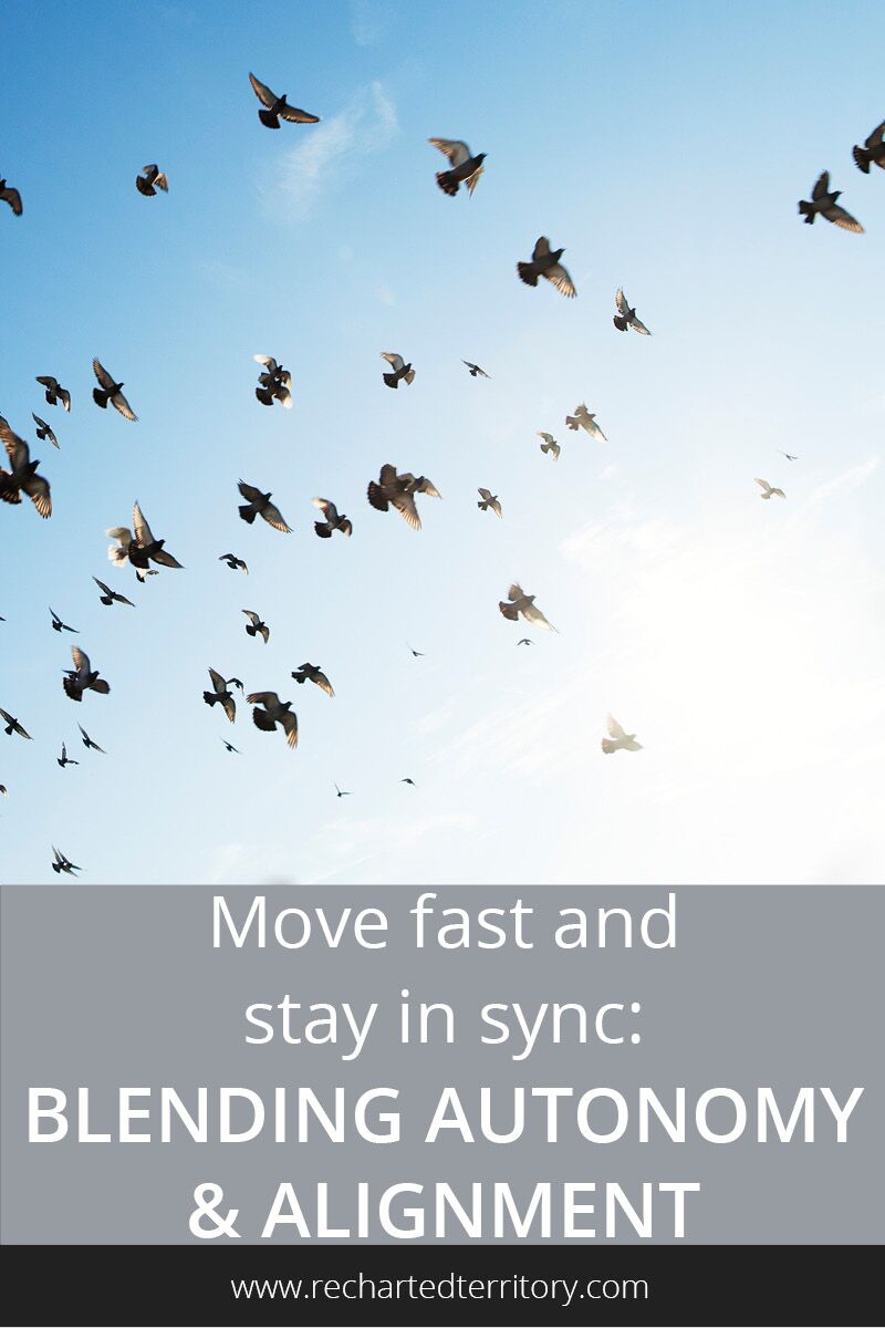 Move fast and stay in sync: Blending autonomy and alignment